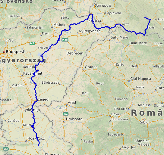 tisza-river-map | A Queen's Cup